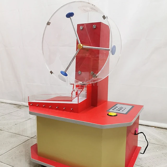 Gravity Pick 100 Big Ping Pong Lotto Ball Drawing Machine