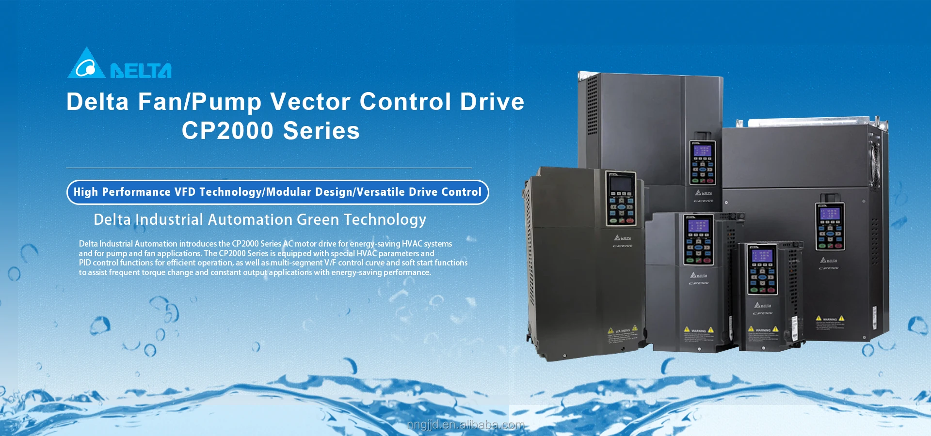 Variable Frequency Drive 3 Phase 380v Inverter Delta Cp2000 Series ...