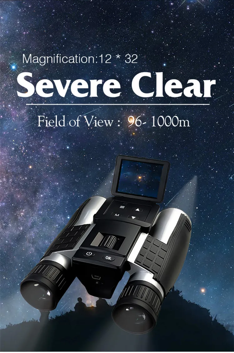 10*25 101m/1000m Black Color Hot Sale Digital Sky-watcher Binocular ...