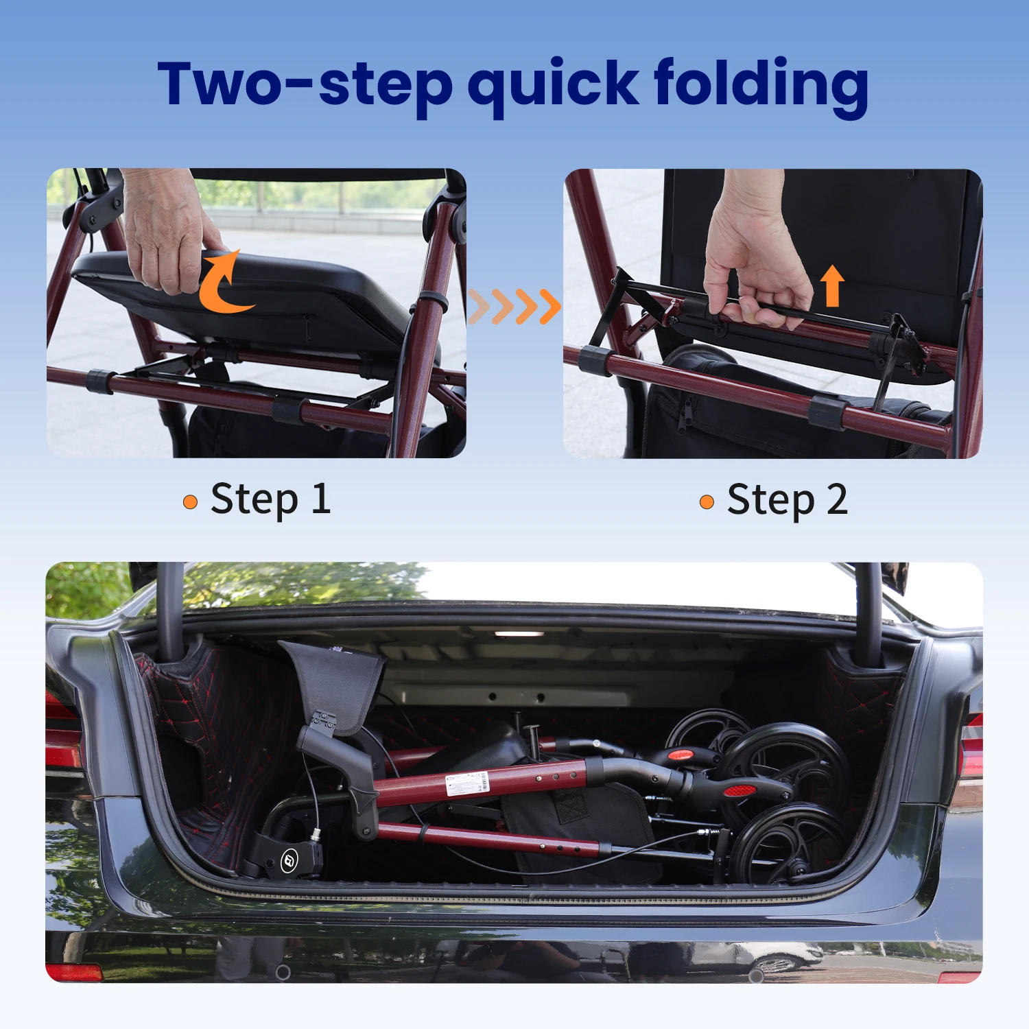 Custom Folding Walking Assist Device Machine for Disabled Elderly ...
