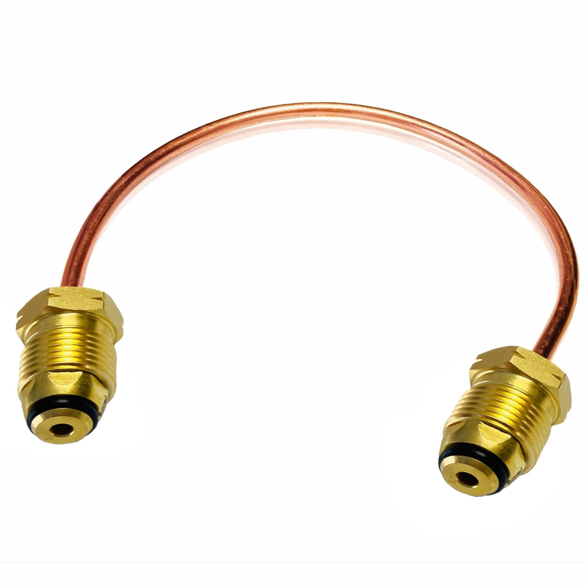 RV Changeover Regulator Copper Pigtail Line POL X 1/4" NPT