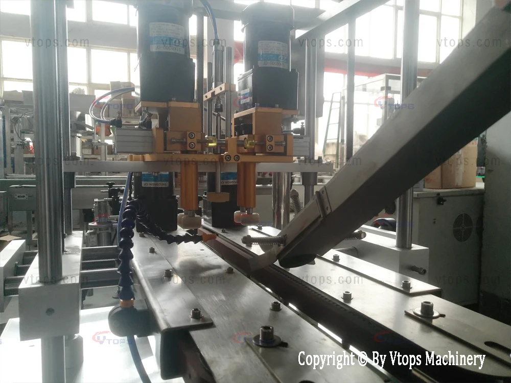 Auto Four Wheel Clamping Twisting Capping Machine / Cover Press Machine ...