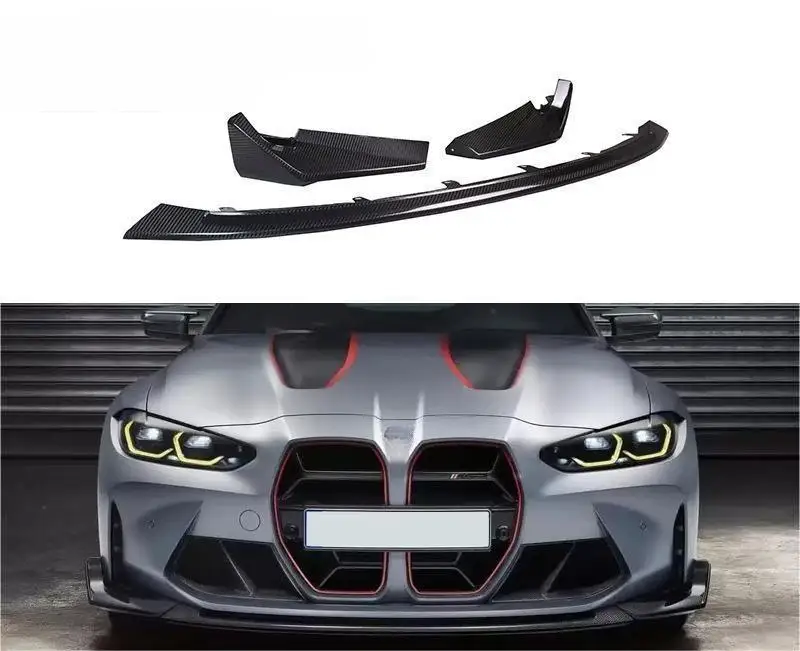 High Quality Dry Carbon Fiber Front Spoiler Front Bumper Body Kits Csl ...