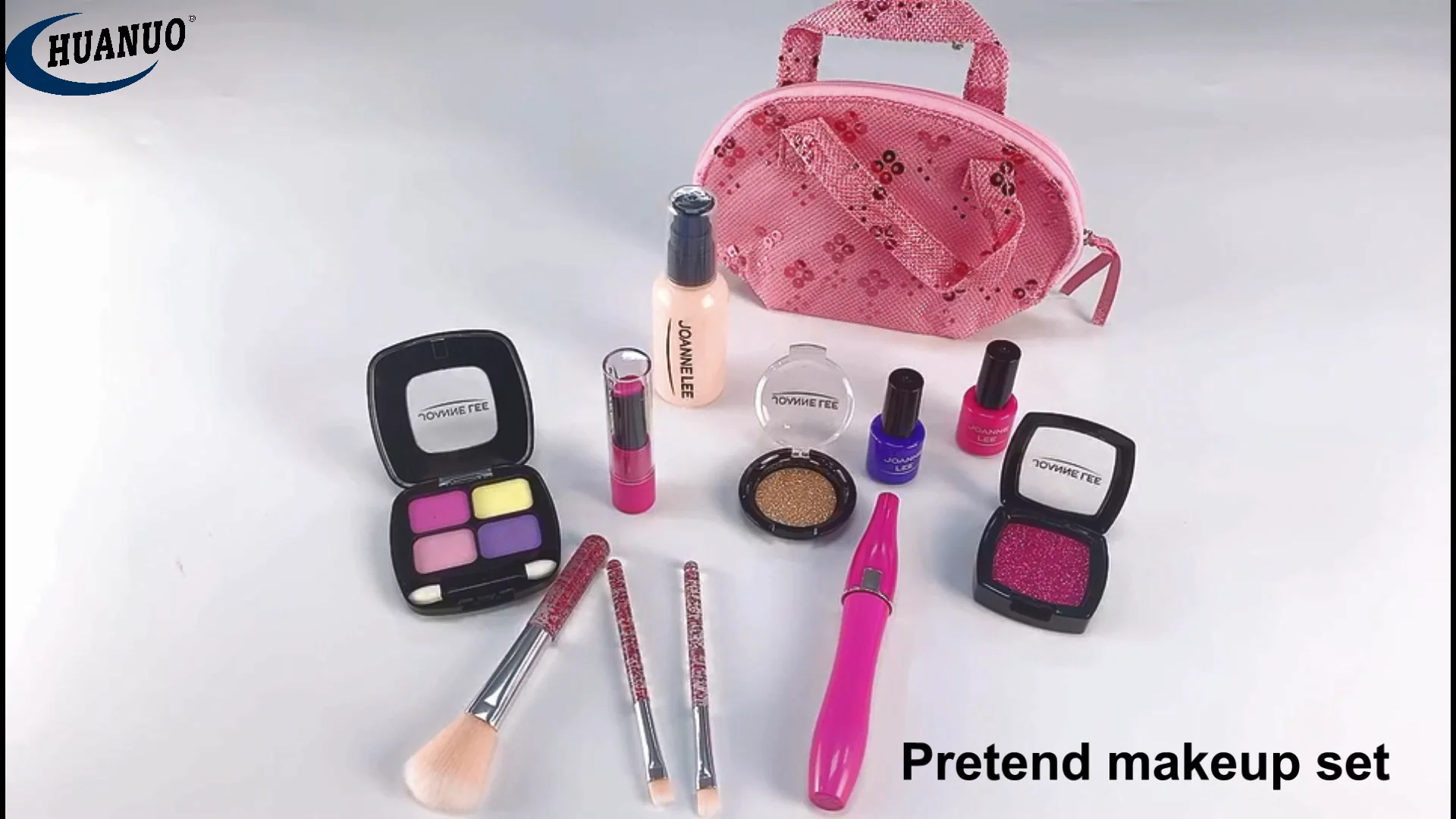 Pretend Play Simulation Makeup Toy Kit For Girls New Style Cosmetic Bag ...