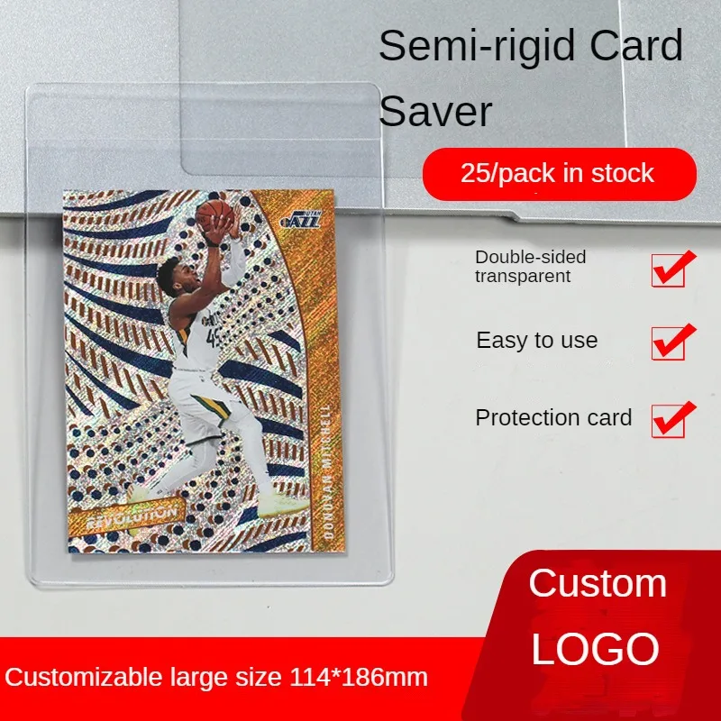 Plastic Semi Rigid Card Toploaders Pvc Poke Mon Card Saver For Grading ...