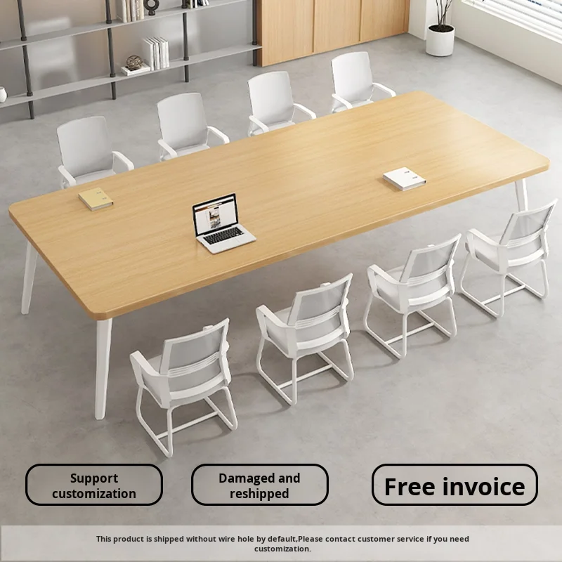 Modern Luxury Conference Table Desk Set for Office & Dining Solid Wood ...