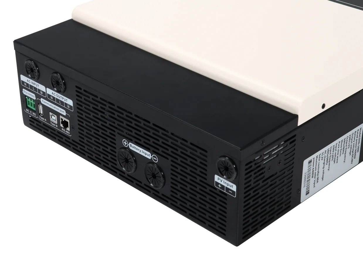 High Frequency 5000w 48v Hybrid Solar Inverter Mppt Pv 450vdc Off-grid ...