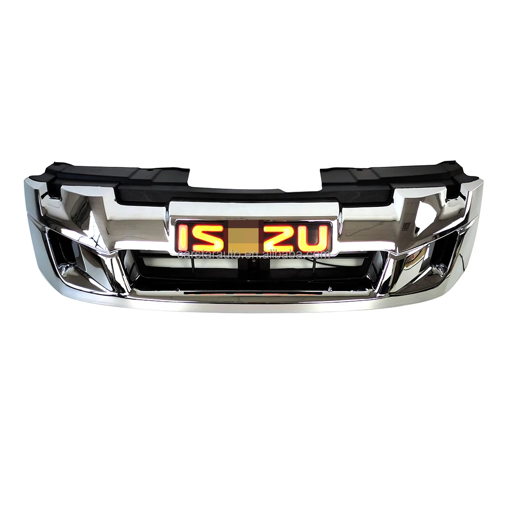 Pièces Auto Pickup Abs Led Couleurs Lumières Chromées Grille Pour Isuzu ...