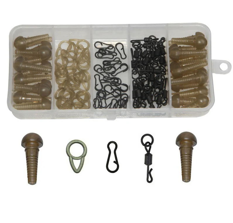 Safety Lead Sleeves Run Rig Rings Speed Links Quick Change Swivel Carp ...