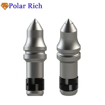 C20/c21 Carbide Auger Buckets Bullet Teeth For Rotary Drilling Rig ...