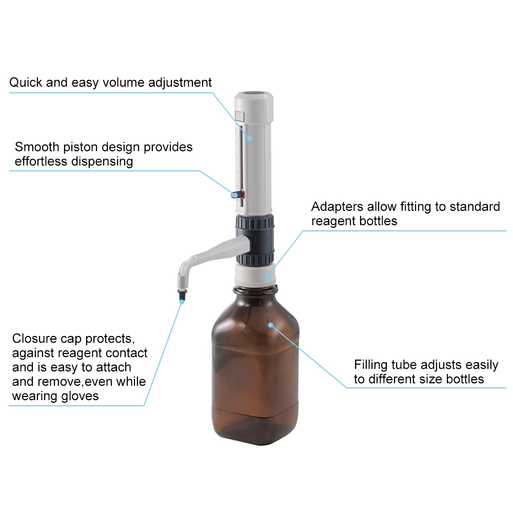 Automatic Laboratory Chemical Liquid Transfer Machine Bottle Top ...