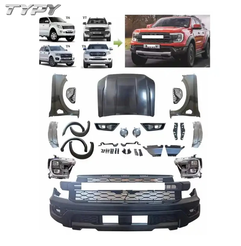 Ford Ranger Body Kit - Upgrade to Ranger Raptor T9 2022