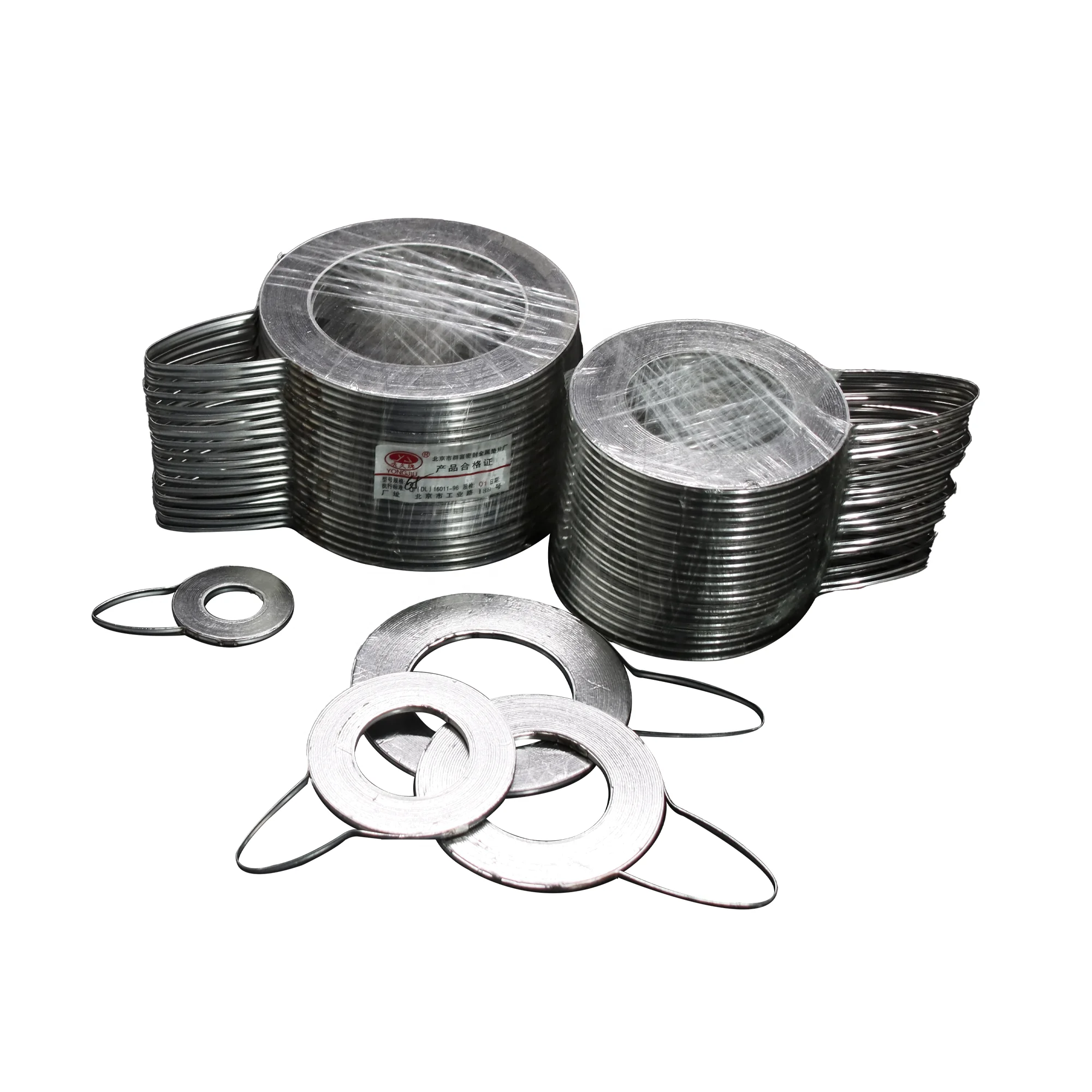 DKV SS304 Graphite Spiral Wound Metal Gasket 8in Spiral Wound Flange ...