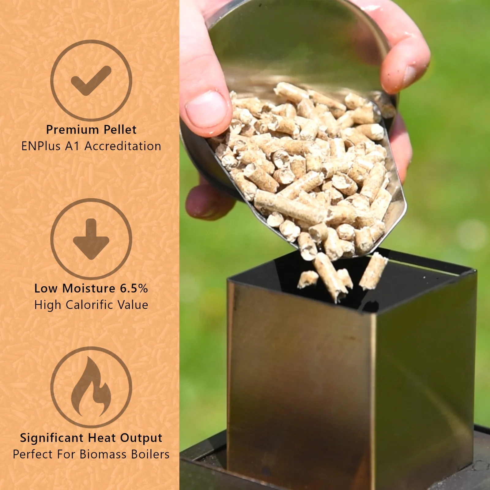 Pine Wood Pellets 100% Wooden Pellets 6mm Wood Pellets - Buy Golden ...