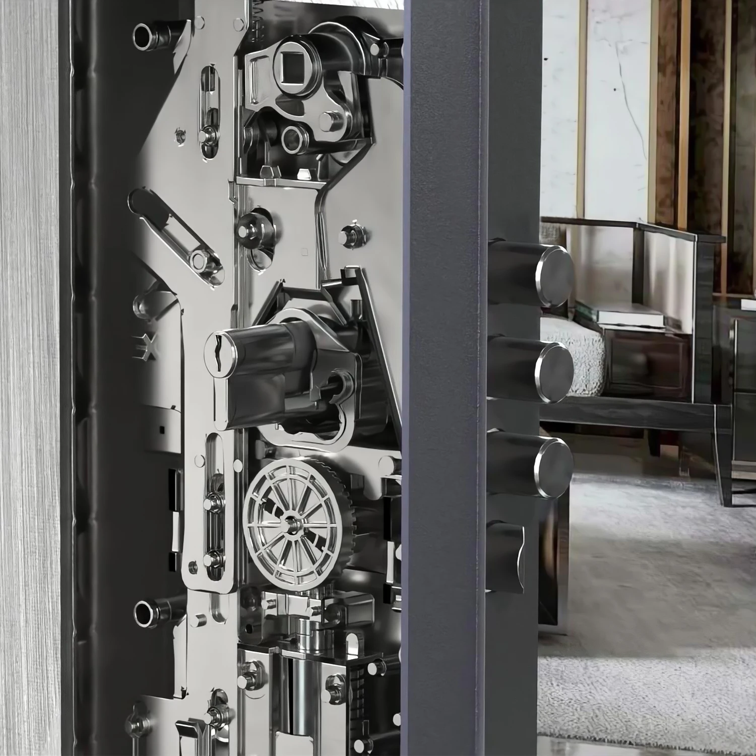 Euro Style 3d Face Recognition Safe Smart Lock Password Electronic Home ...