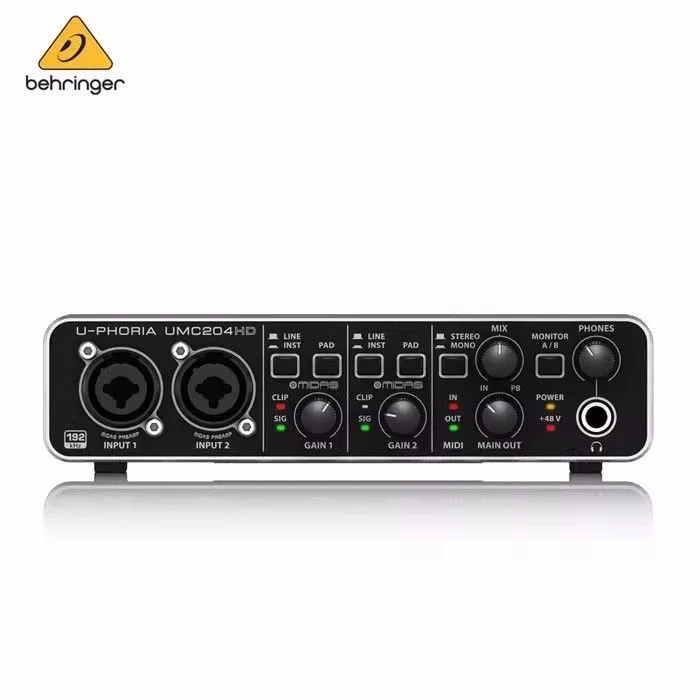 Behringers UMC204HD - Audiophile 2x4 USB Audio Interface