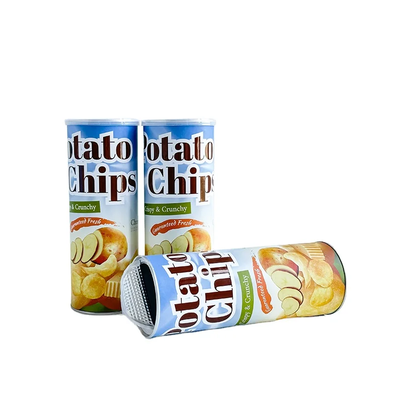 Custom Food Paper Pringles Potato Chips Tube Packaging