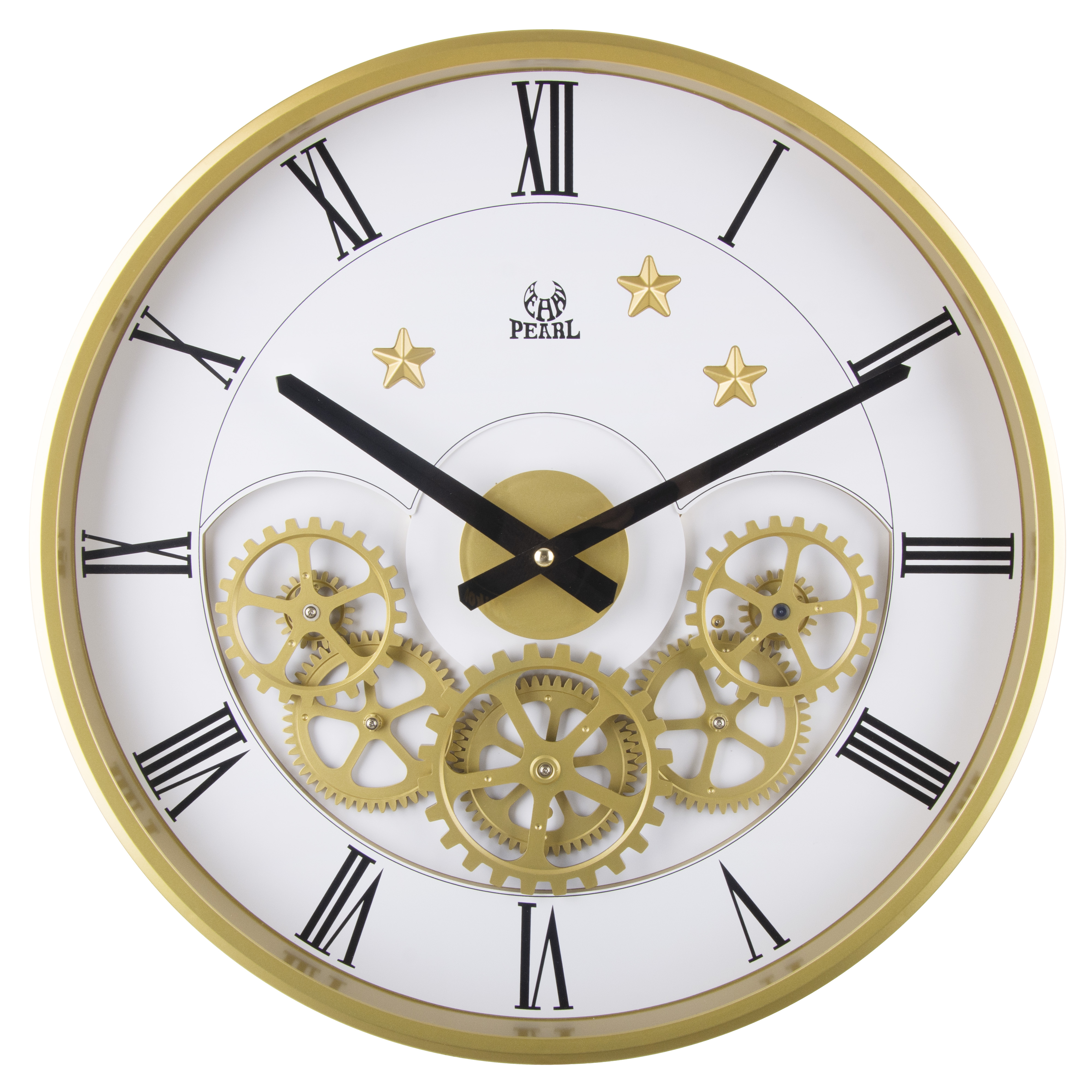 Gear Wall Clock 2024 High Popular Classical Lager Moving Gear 3d Decor ...