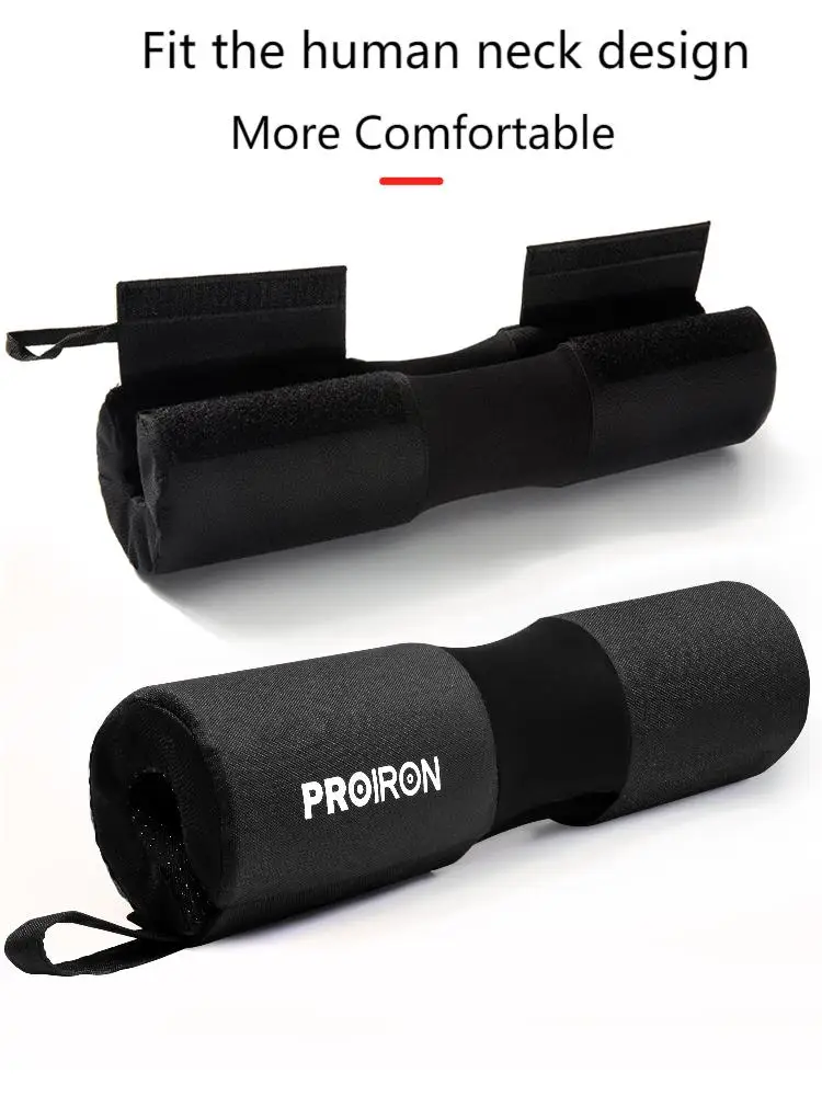Proiron Black Ergonomic Barbell Squat Pad 45 Cm X 9.5 Cm With Thick Foam,Sponage Cushion ...