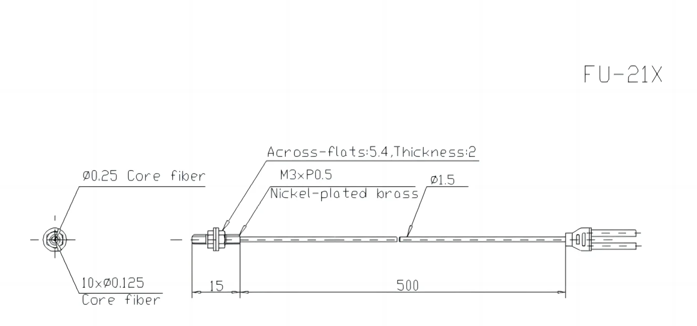 Keyence Fiber Optic Sensors Fu-21x Fiber Unit Sensors Reflective - Buy ...