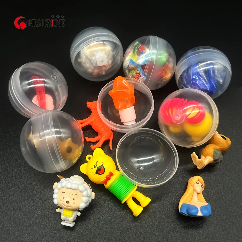 50mm Clear Toy Capsules With Toys - Buy Capsule Toy Vending Machine ...
