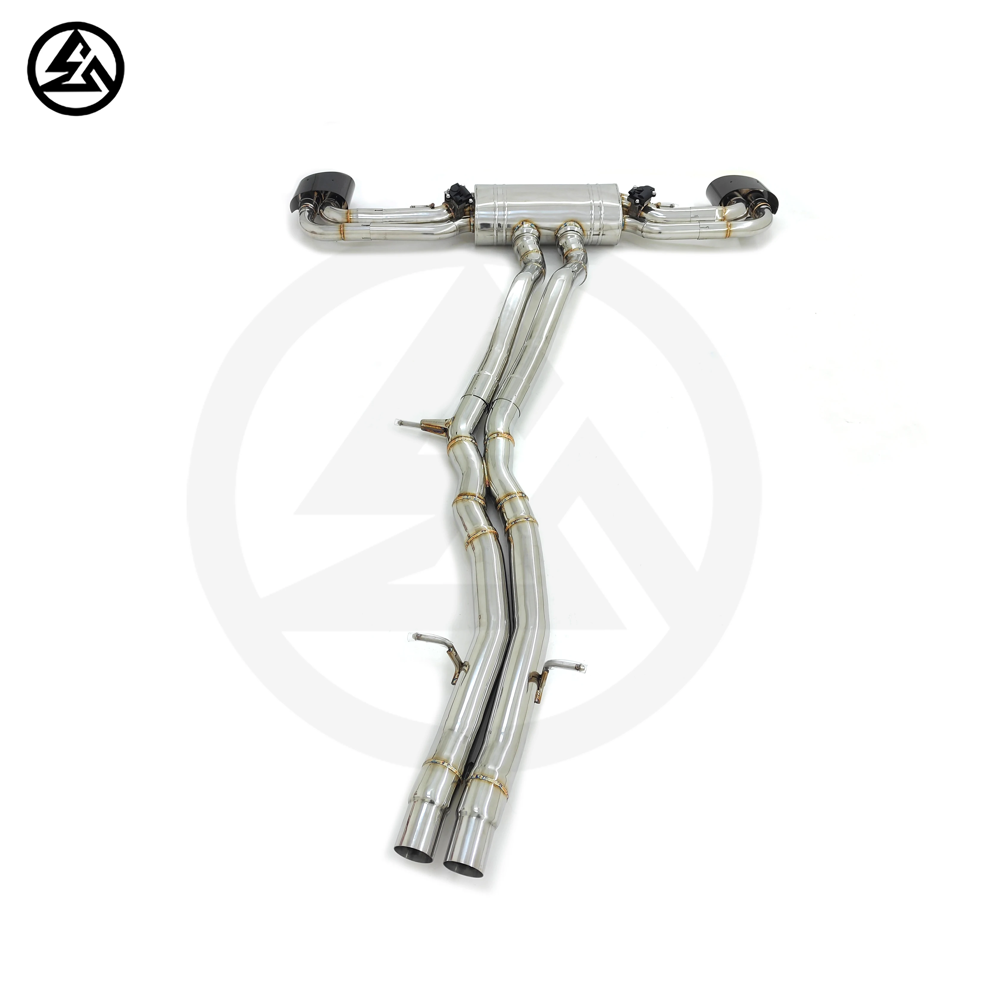 CSZ High Performance Exhaust for Audi RSQ8 4.0T Ss304 Muffler Valved ...