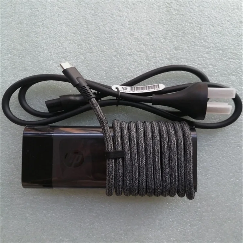 Power Supply 110W Type-C USB-C Power Adapter Charger Braided Cable TPN ...