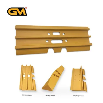 Sk200 Excavator Triple Grouser Steel Track Plate Track Shoe With Bolts ...
