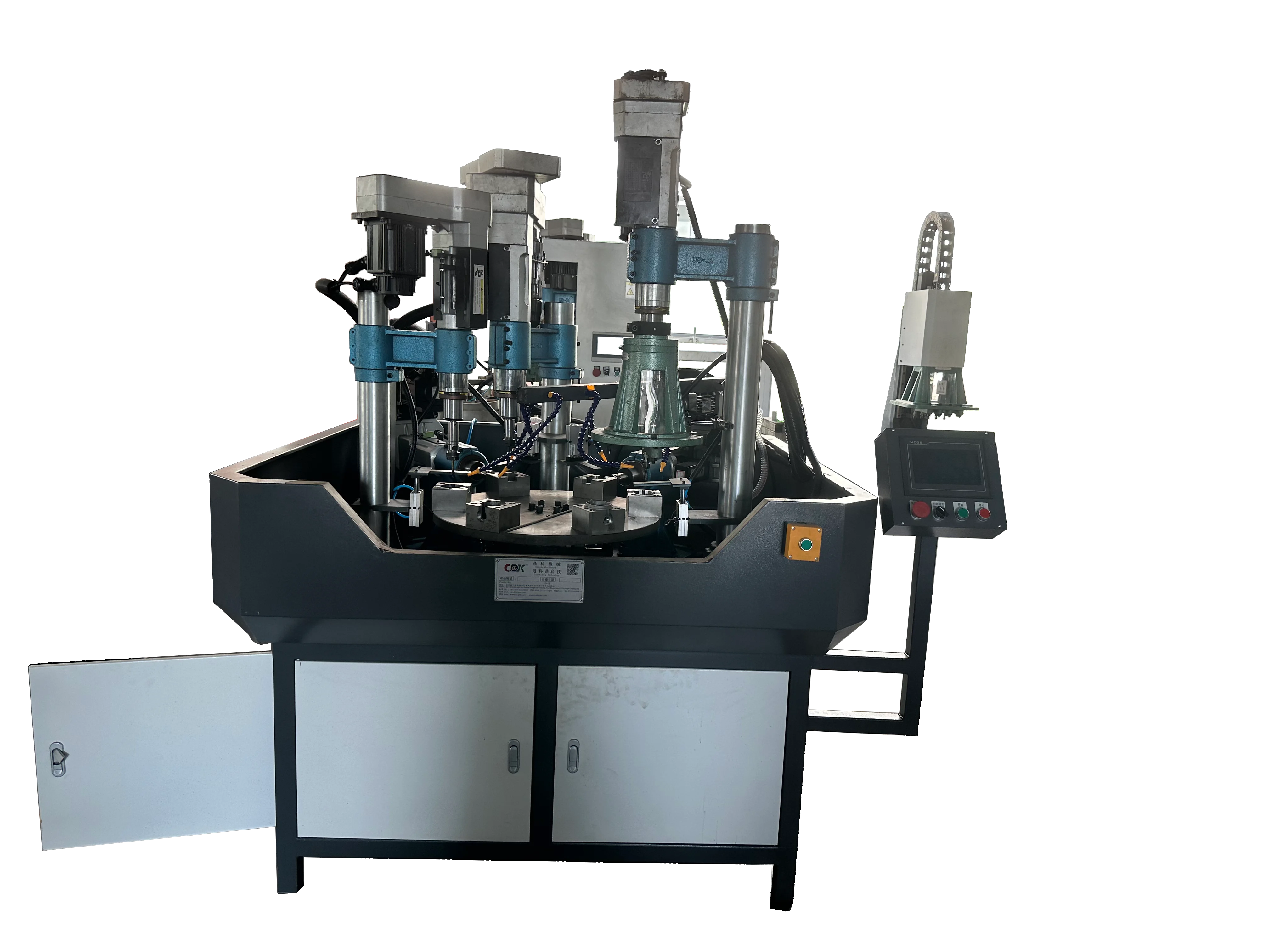 Multi Spindle Head High Efficiency Fully Automatic Slide Table Drilling ...