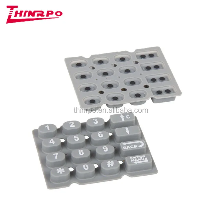 Replacement Silicone Rubber Pad Conductive Remote Control Keymat ...