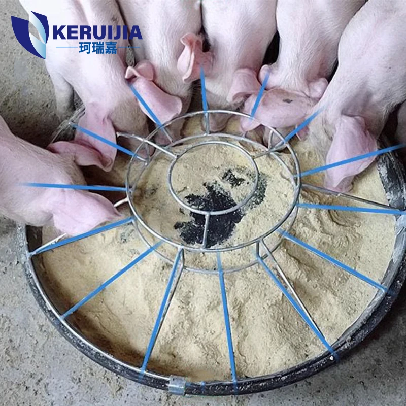 Big Size Piglet Complement Feed Trough Plastic Pig Feeder Pan