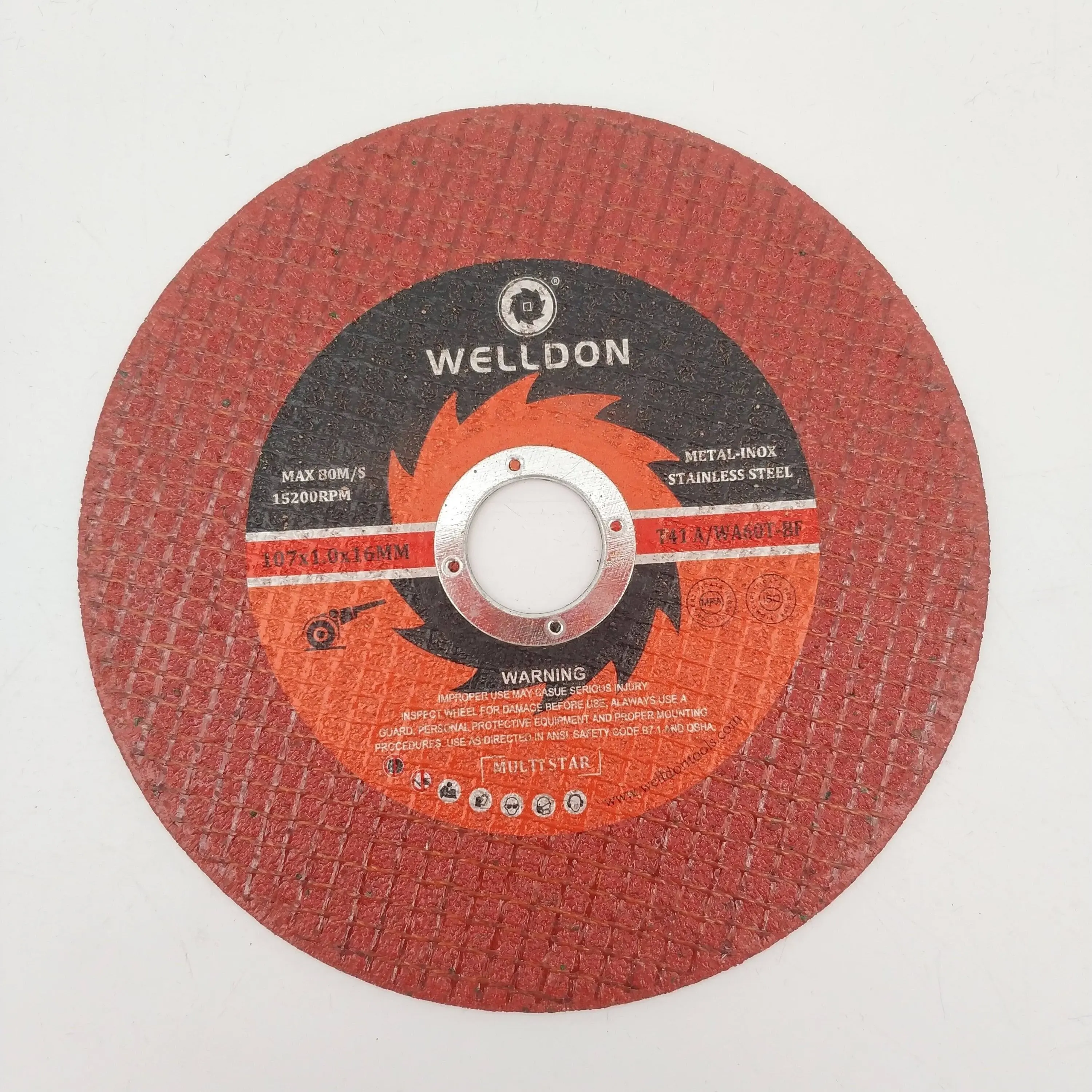 Competitive Price Red Color 107x1.0x16mm Cut Off Wheels Of Resin ...