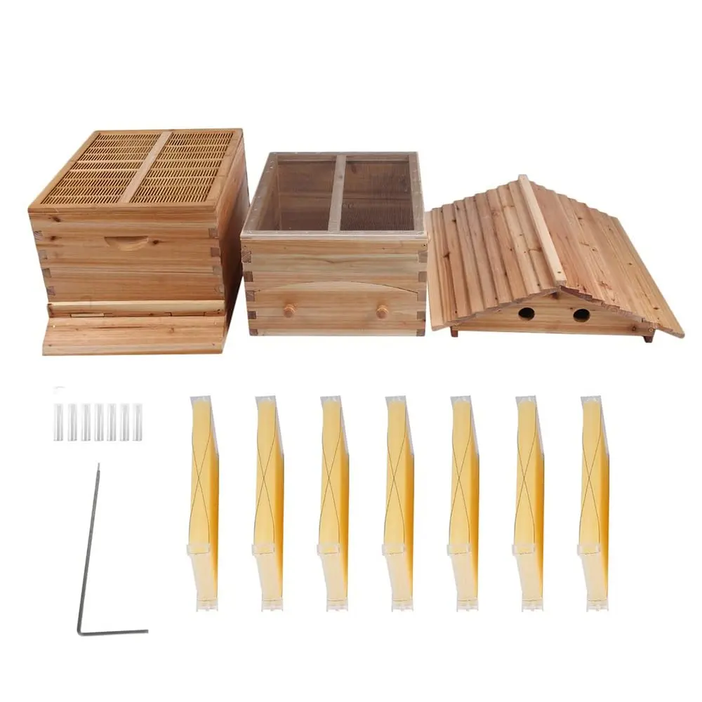 Beekeeping Materials Auto Beehive Complete Kit Flows Beehive With Auto ...