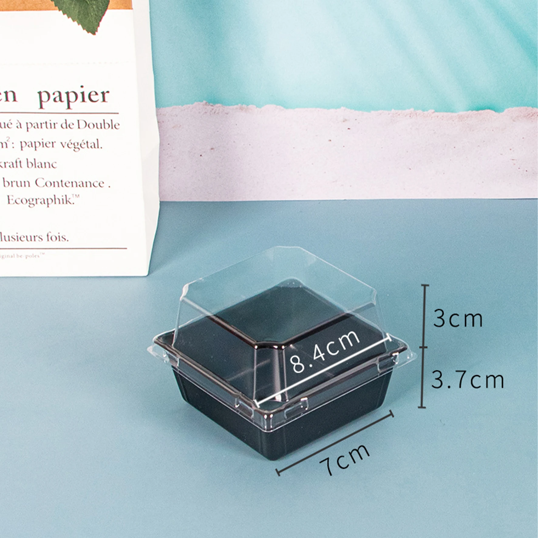 Ecofriendly Plastic Package - Melaleuca Mousse Cake Box