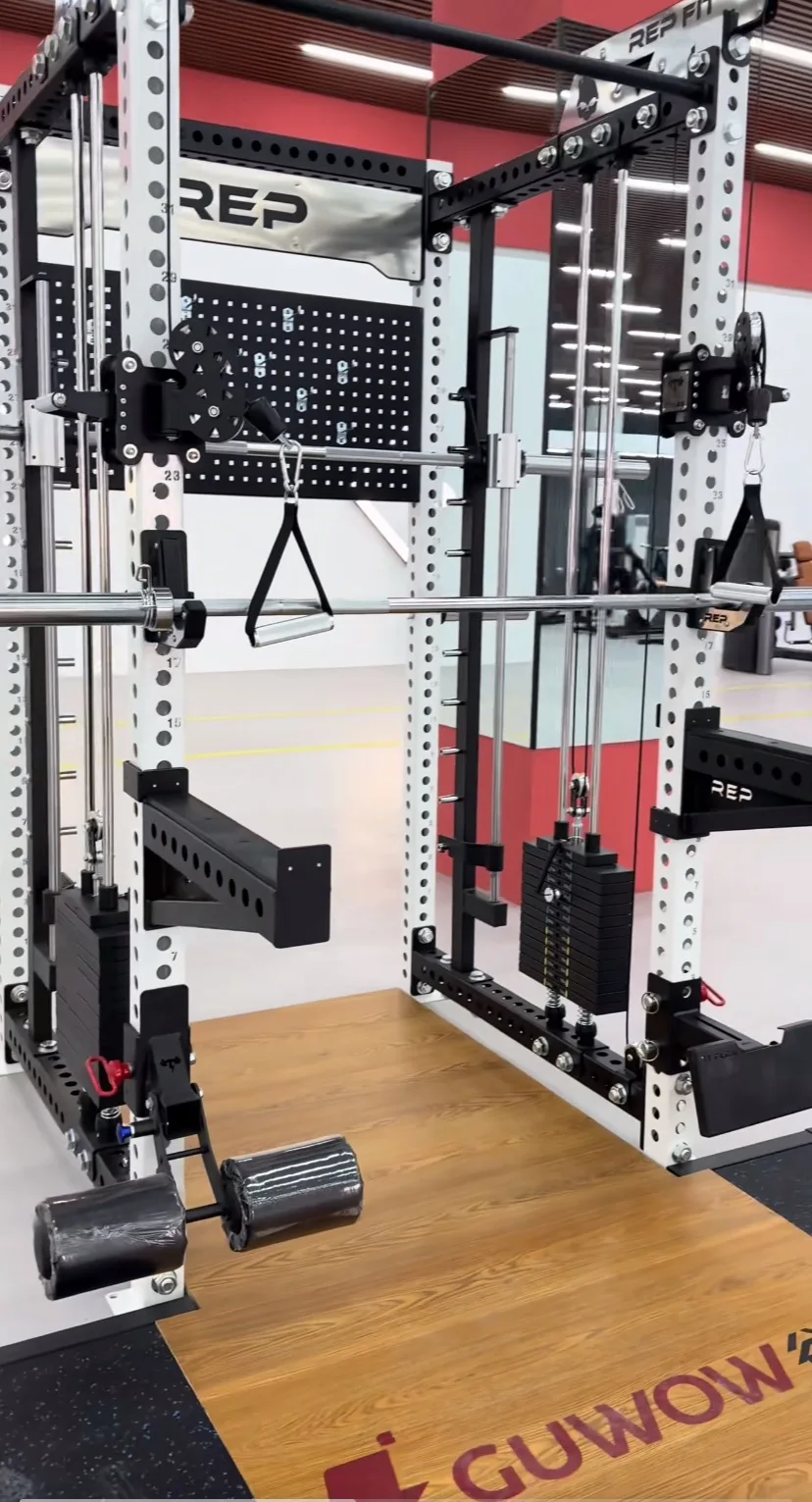 Multi-Function Trainer Power Rack with Cable Crossover for Chest ...