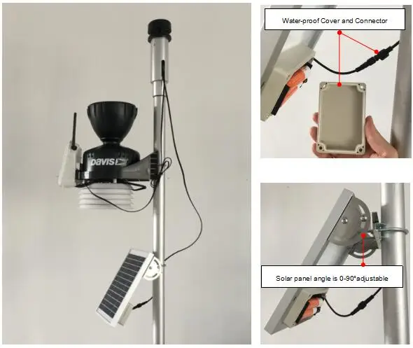 Ultrasonic Anemometer for Davis Vantage Pro 2 Weather Station