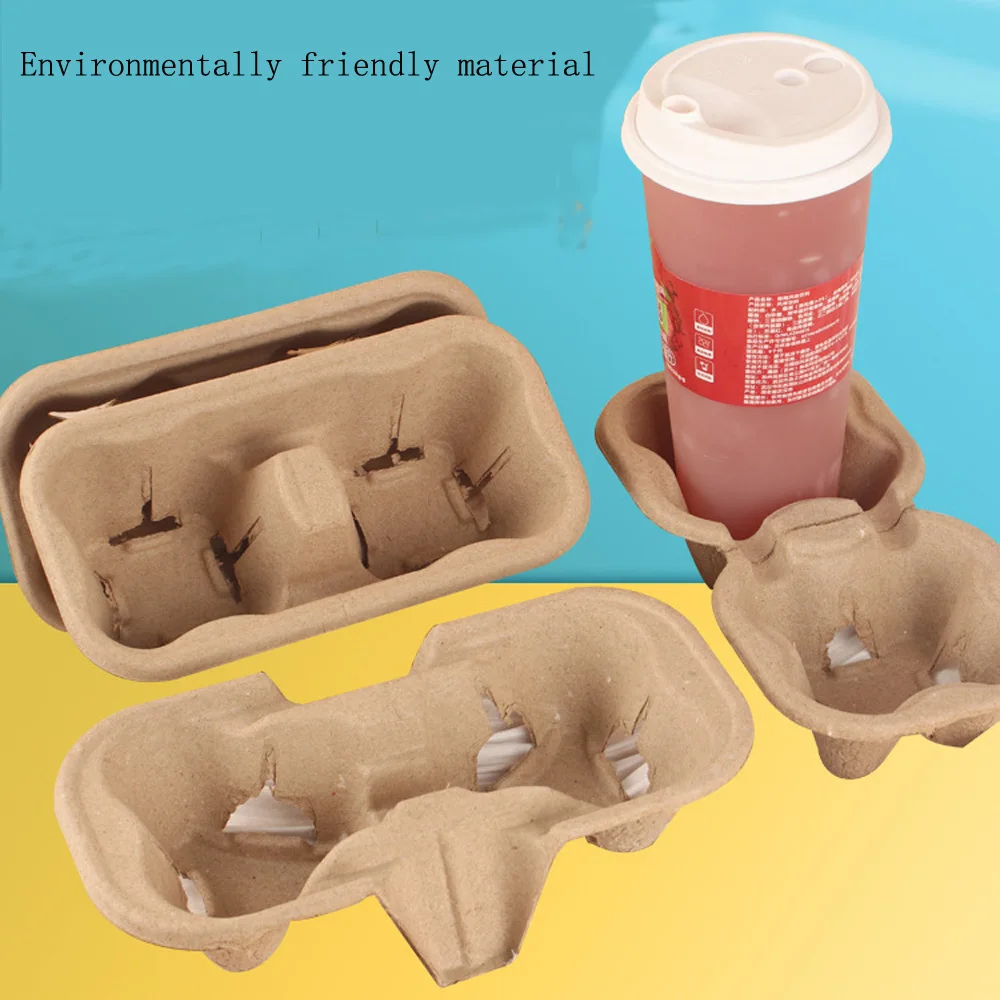 Biodegradable Take Away Cardboard Disposable Coffee Paper Cup Tray ...