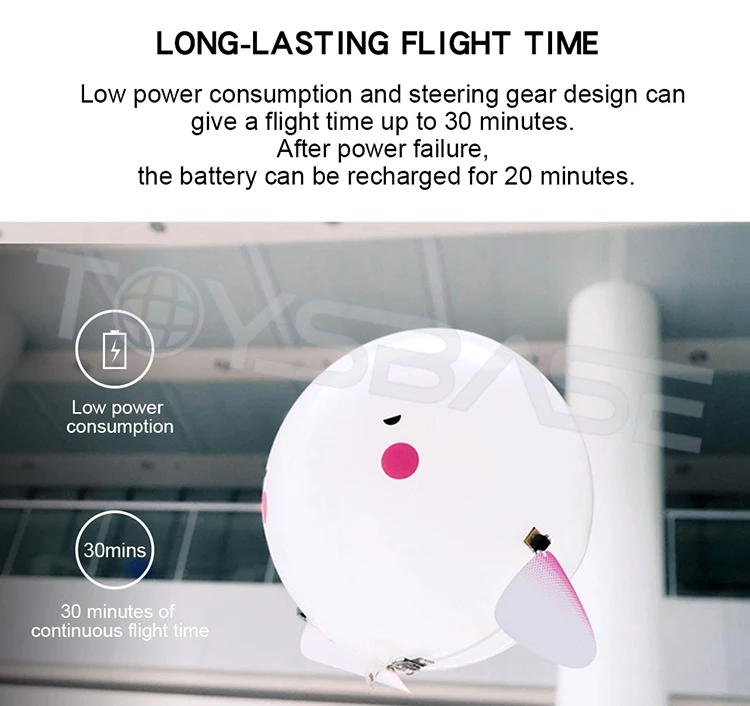 Remote Control Helium Balloon Robot Drone - 2.4GHz RC Toy for Ages 3 ...