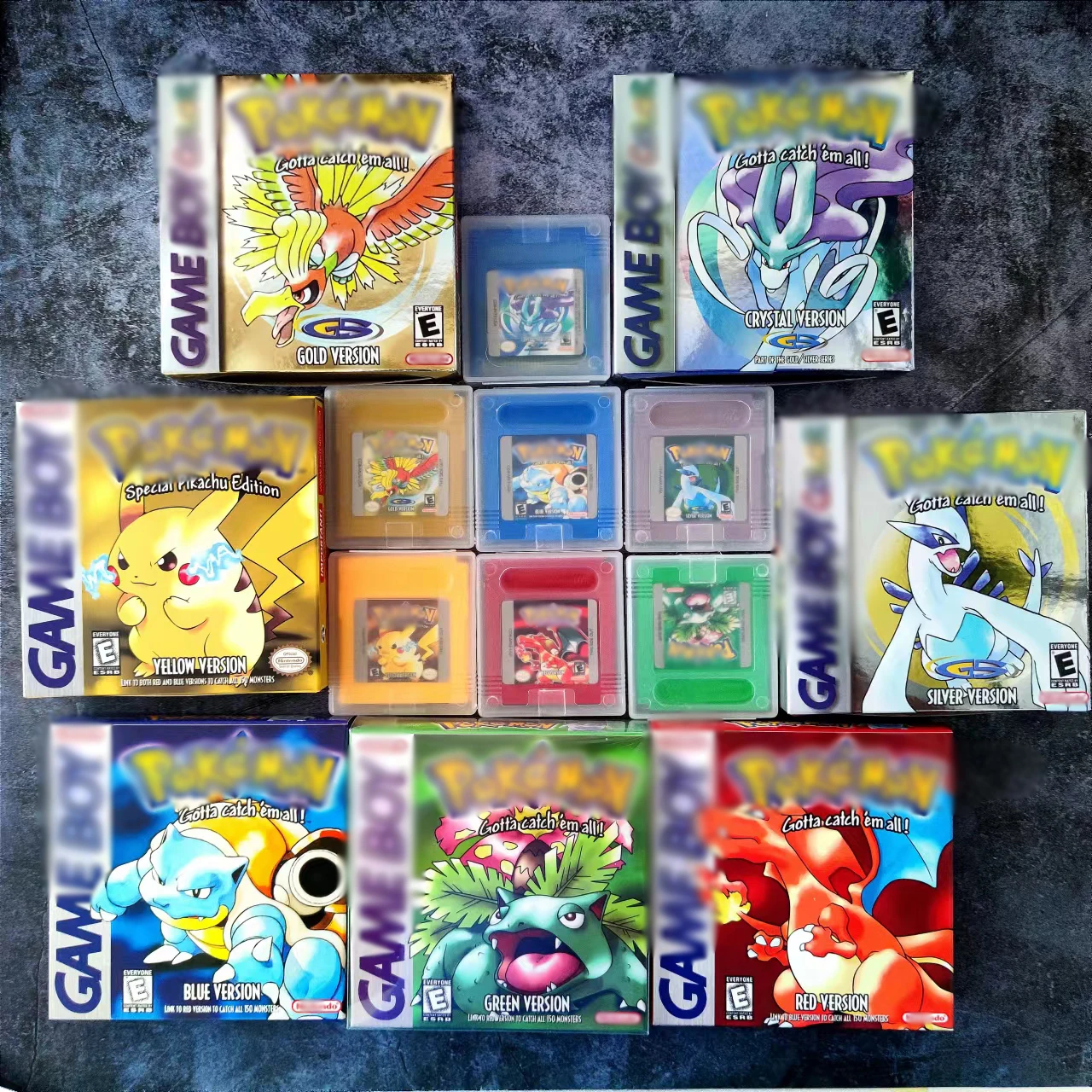 Retro Game Cards Video Game Boys Color For Gb Gbc With Box - Buy Ntsc ...