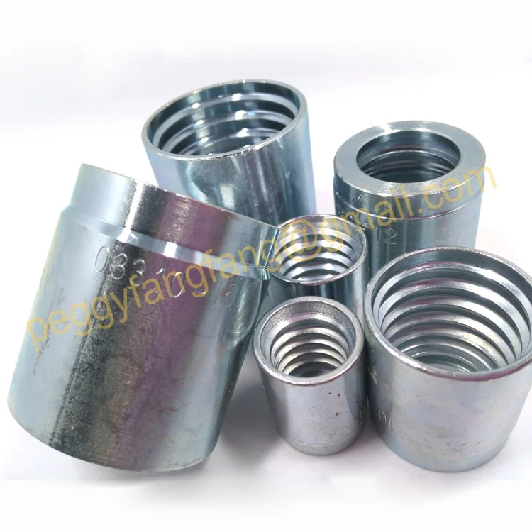 03310 Hose Ferrule Sae 1sn/2sn Cap Socket R1 R2 Noskive Hydraulic ...