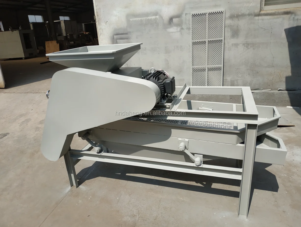 Large Capacity Palm Kernel Cracker Shelling Crushing Machine in Good ...