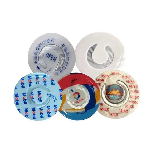 Good Quality Lift And Pull Seal Induction Bottle Cap Aluminum Foil Seal ...