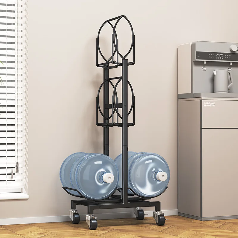 Floor Standing Heavy Duty 5 Gallon Water Jug Holder 3 Tiers Storage ...