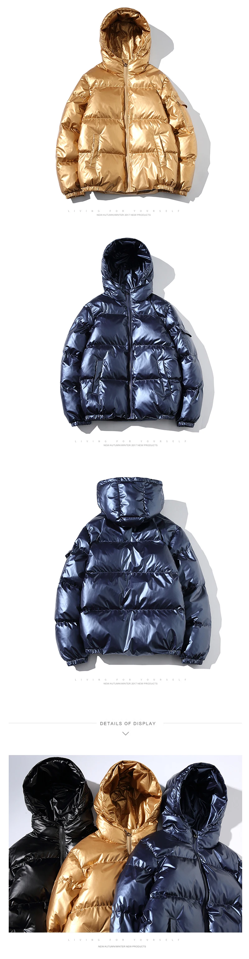 2021 China Supplier Hooded Shiny Mens Puffer Coat Bubble Jacket - Buy ...