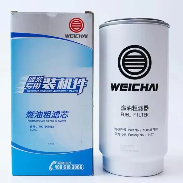 Original Weichai Fuel Filter 1000422382 for Sinotruk Howo
