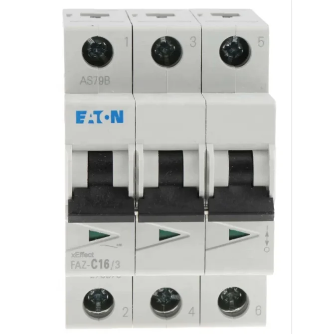 Original Eaton Electric Over Current Switch Model:faz-c16/3-n Faz-c16/3-na Faz-c16/3-rt ...