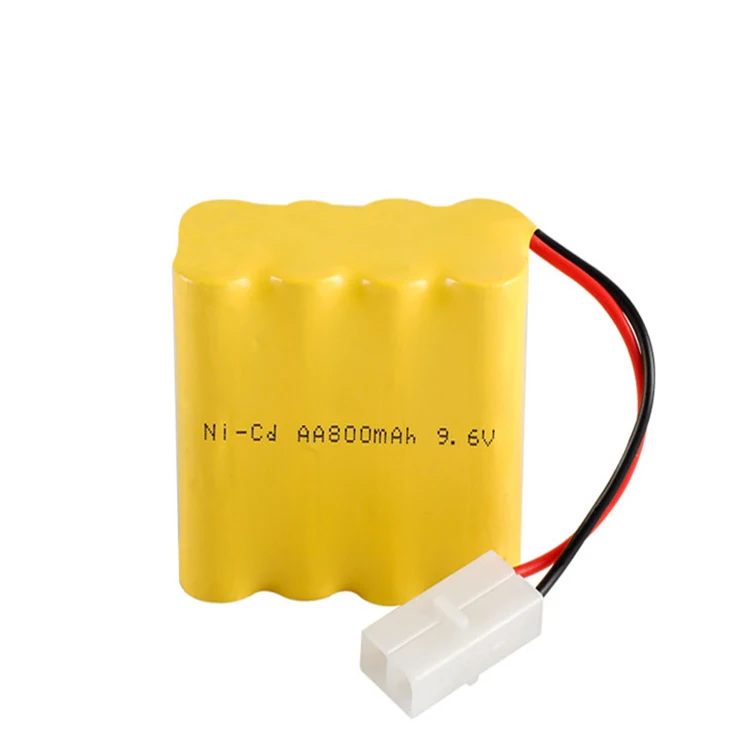 Rechargeable 9.6v 800mah Nicd Battery Pack By Aa Cells Nicd Battery 9 ...