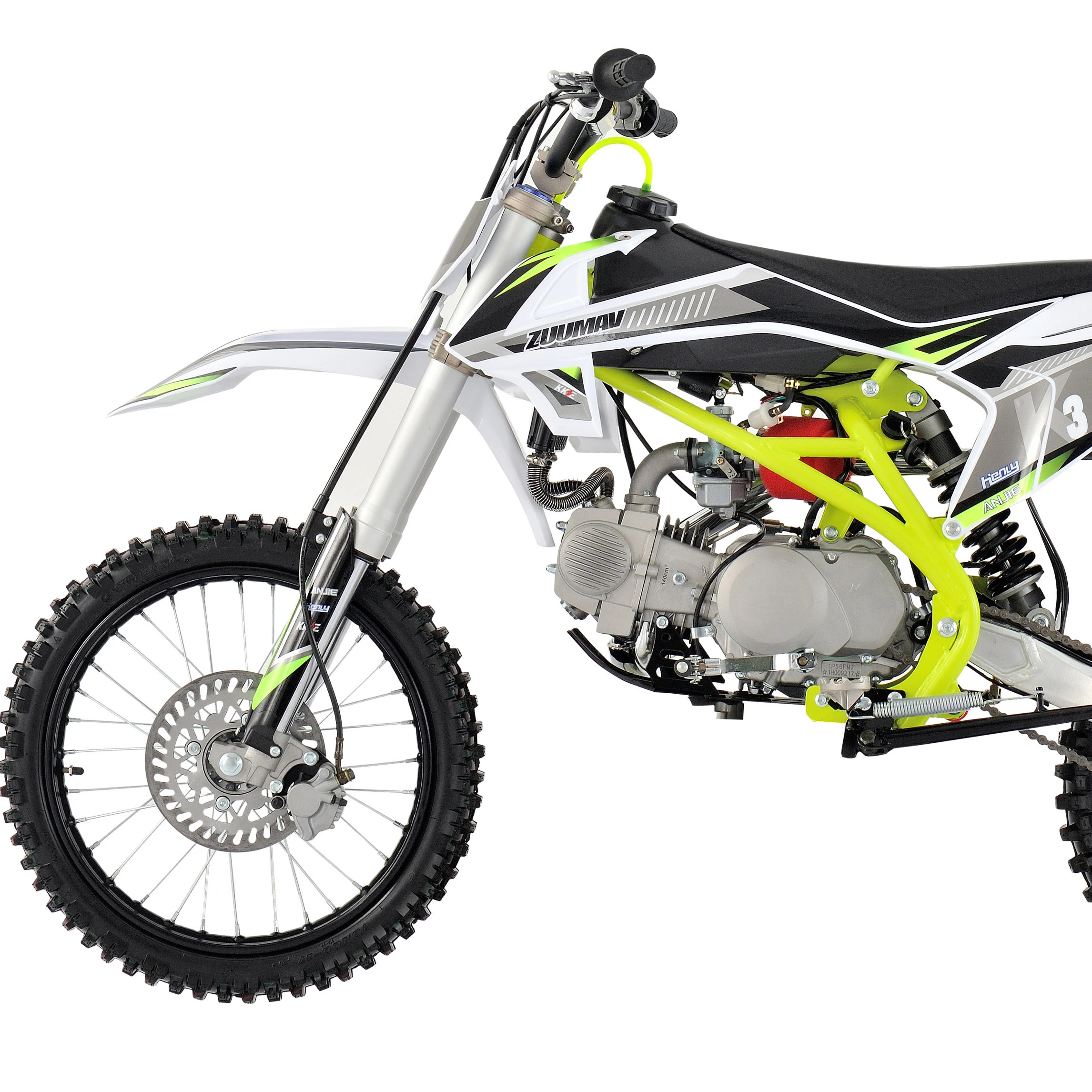 Motocross 140cc Automatic Enduro Motorcycle 4-stroke Engine Mini Dirt ...