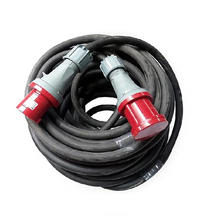 Industrial 3 Phase 5x6mm Power Extension Cable - 32A 5pin Plugs, Copper ...
