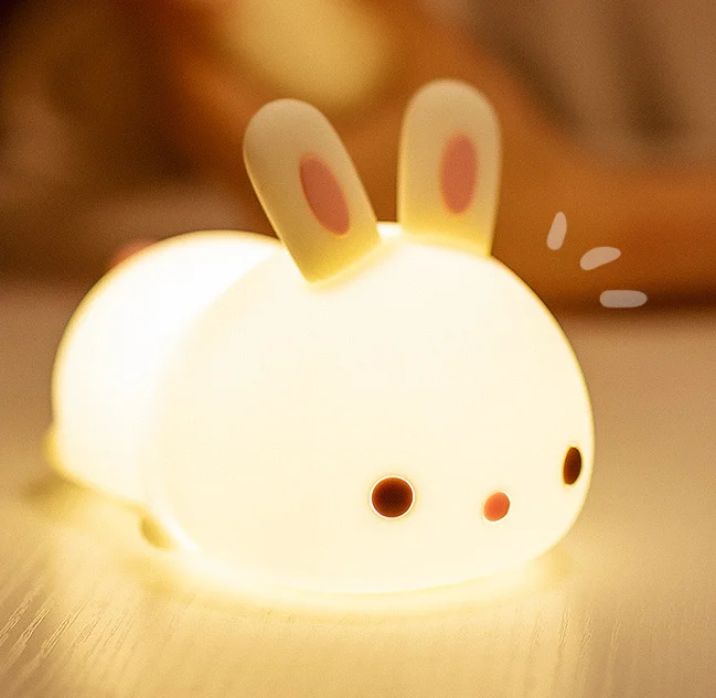 Animal Light For Outdoor Led Lamps Animals Rabbit Shaped Silicone Night ...